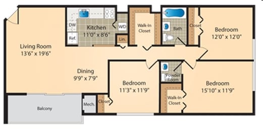 Cheverly Station Apartments in Landover, MD | ApartmentHomeLiving.com