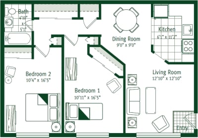 Ginger Ridge Apartments in Calumet City, IL | ApartmentHomeLiving.com