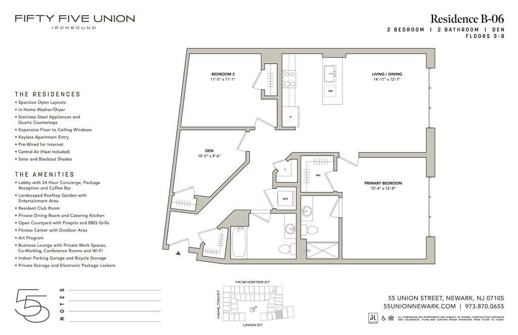 55 Union Apartments in Newark, NJ | ApartmentHomeLiving.com