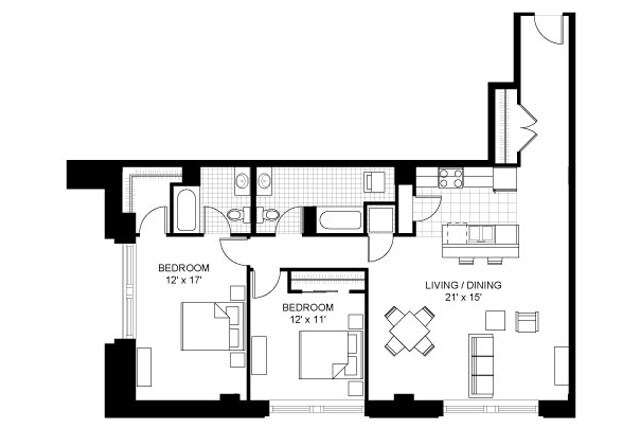 Courthouse Lofts Apartments in Kansas City, MO | ApartmentHomeLiving.com