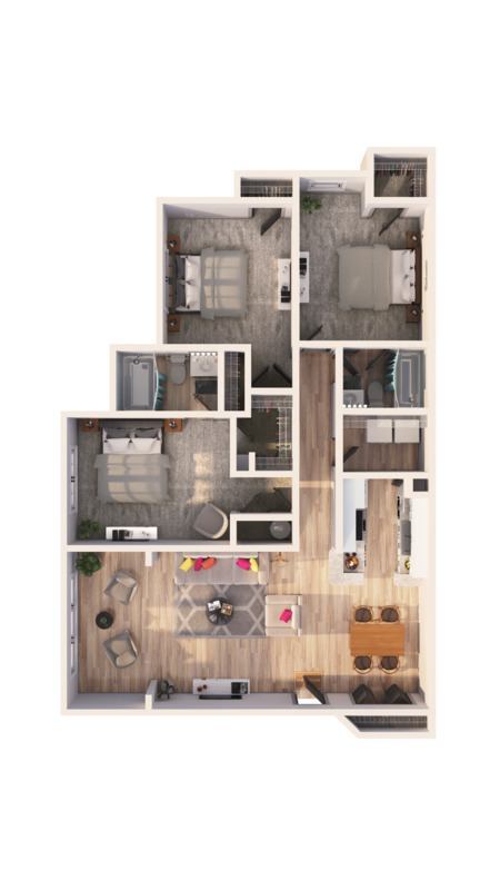 Bell Roper Mountain Apartments in Greenville, SC | ApartmentHomeLiving.com