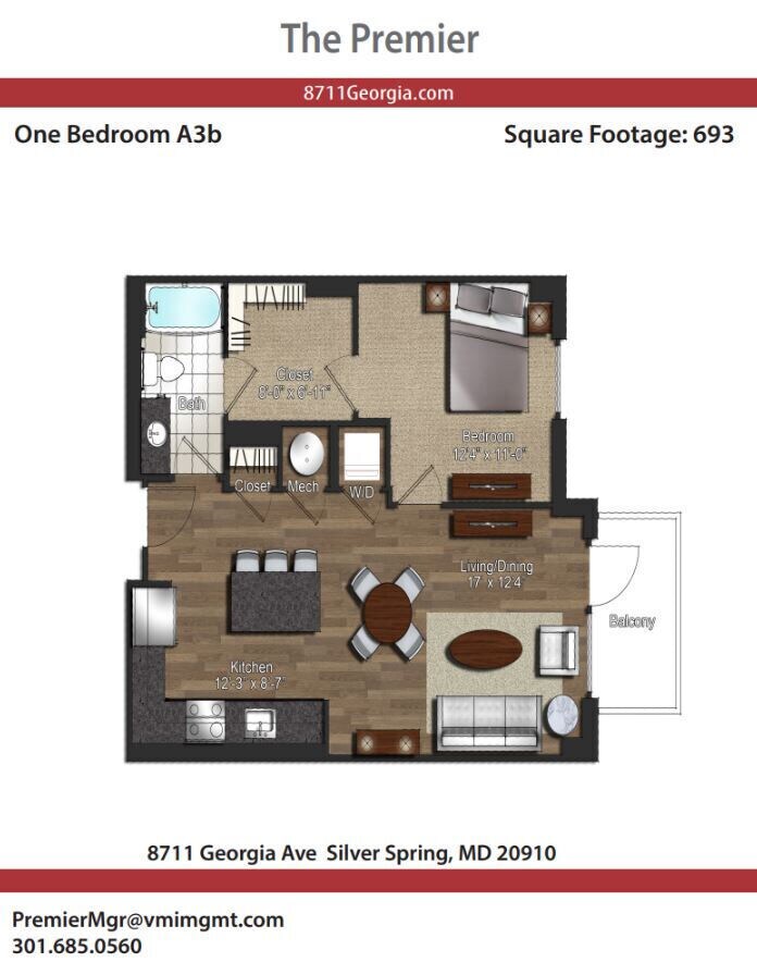 The Premier Apartments in Silver Spring, MD | ApartmentHomeLiving.com