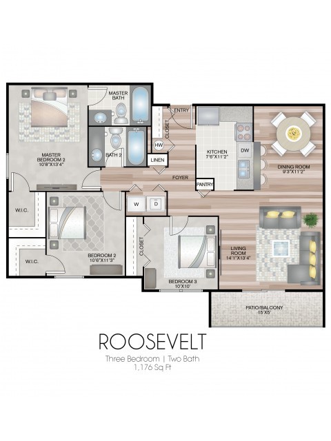 Residences at Lakeside Apartments in Lombard, IL | ApartmentHomeLiving.com