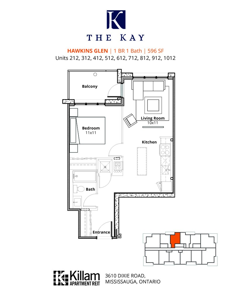 The Kay Apartments in Mississauga, ON | ApartmentHomeLiving.com