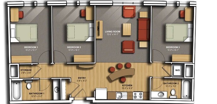 Redstone Lofts; Student Housing Apartments in Burlington, VT ...
