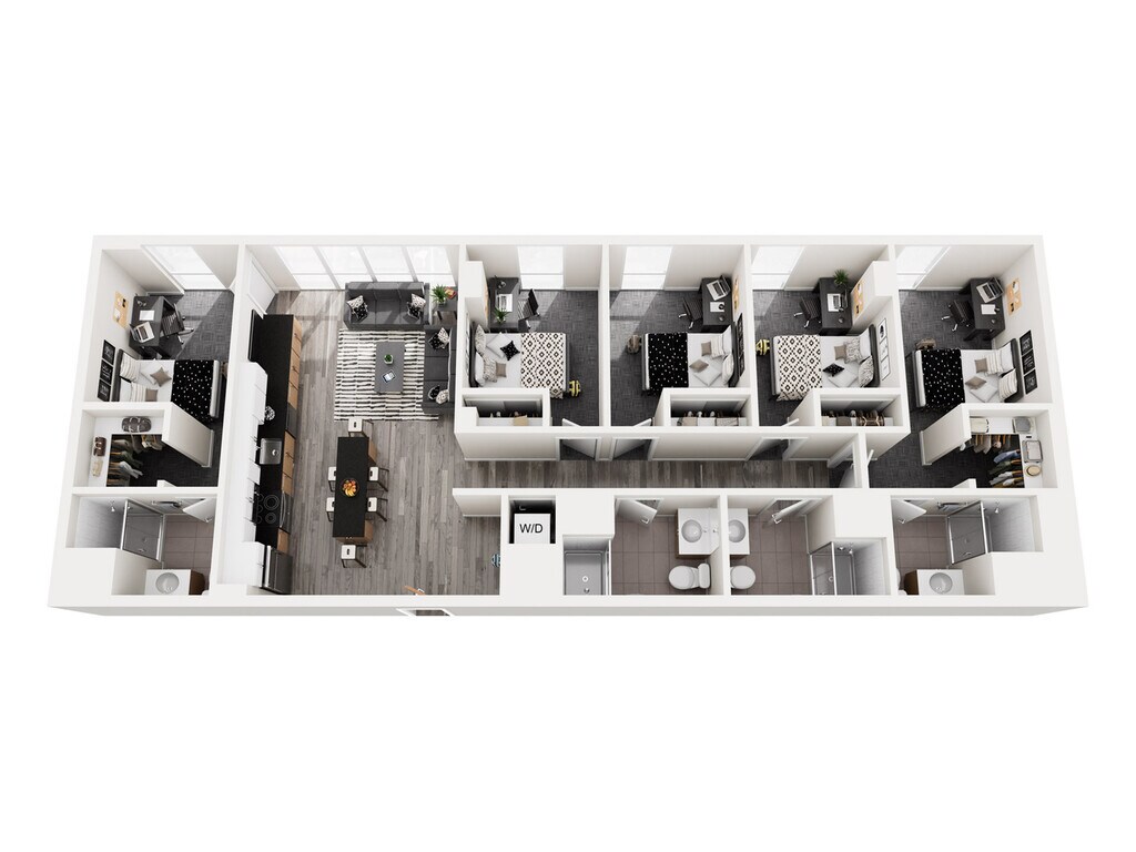 Hub on Campus Madison Apartments in Madison, WI | ApartmentHomeLiving.com