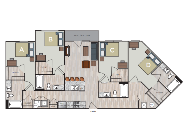Dockside Clemson Apartments in Clemson, SC | ApartmentHomeLiving.com
