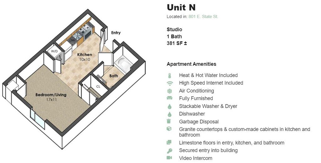 Collegetown Terrace Apartments in Ithaca, NY | ApartmentHomeLiving.com