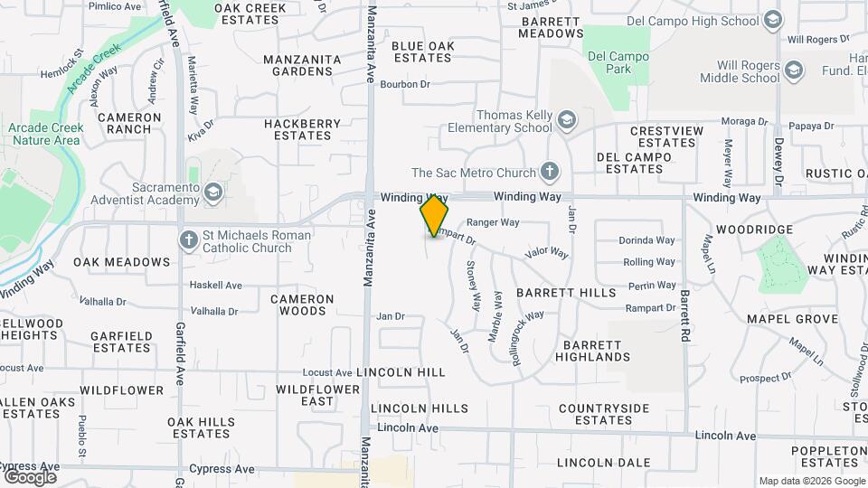 Crestview North Apartments and Nearby Carmichael Apartments For Rent ...