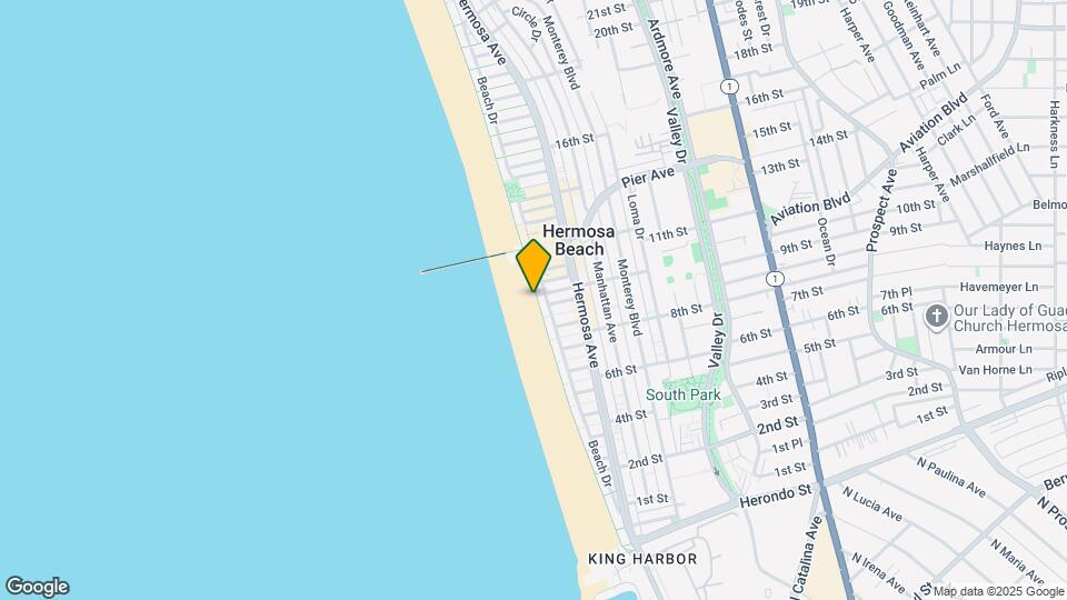 Sea Sprite Ocean Front Motel Apartments and Nearby Hermosa Beach ...