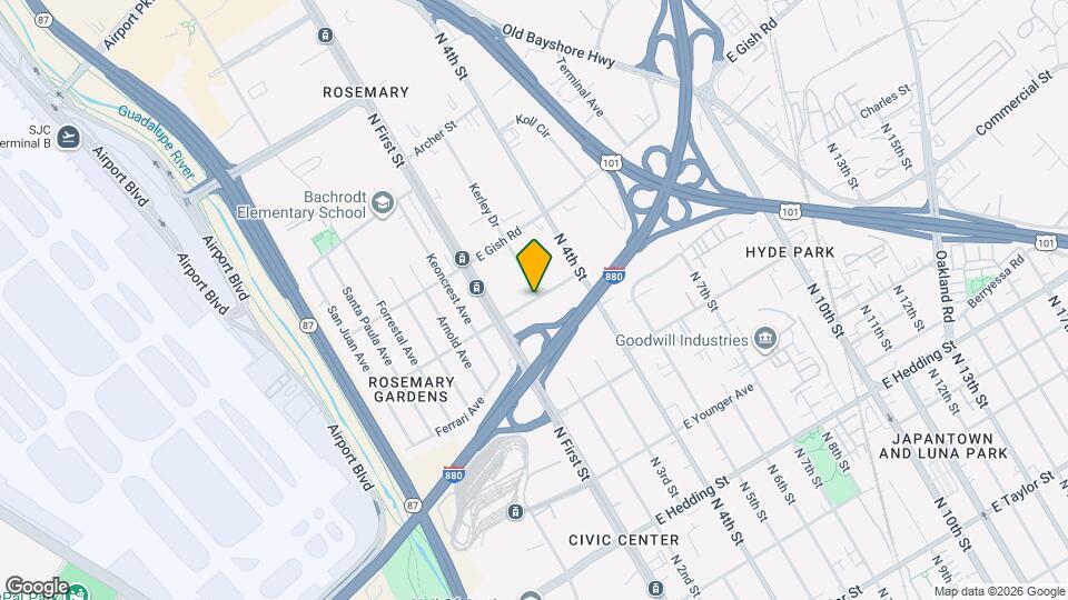 1st and Rosemary Senior Apartments and Nearby San Jose Apartments For ...