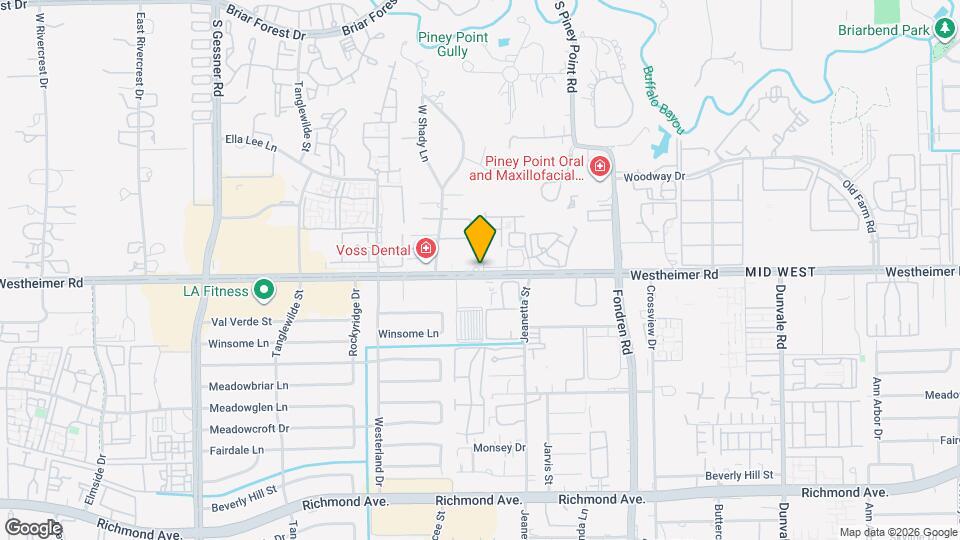 Westheimer Park, The Apartments and Nearby Houston Apartments For Rent ...