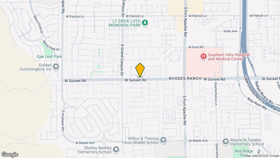 Sunset Canyon Apts Apartments and Nearby Las Vegas Apartments For Rent ...