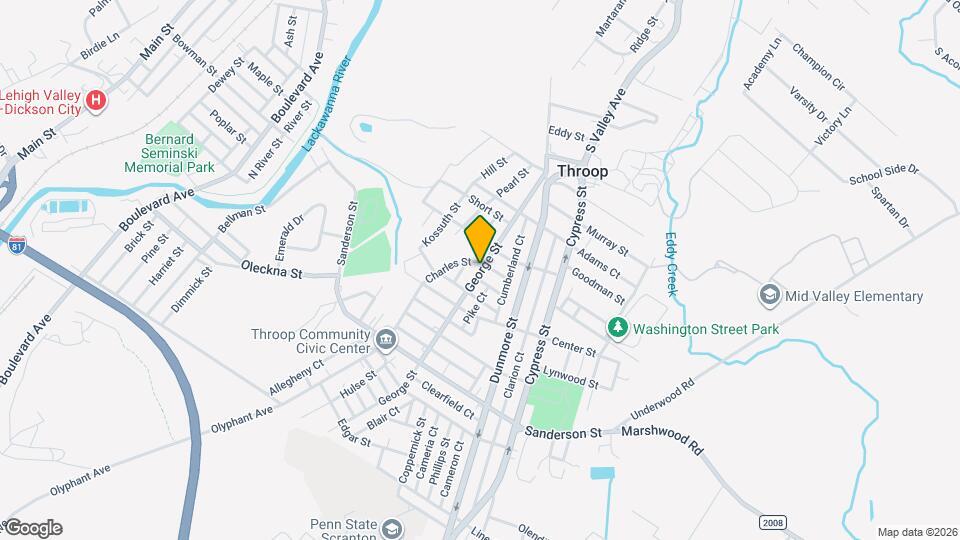 607 George St | Rentals in Throop, PA