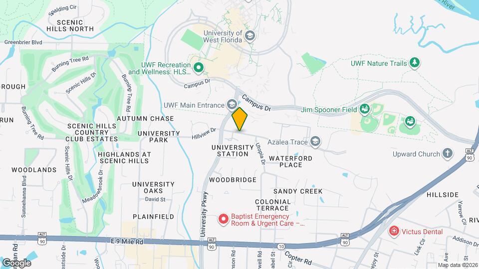 Hillview Terrace Apartments and Nearby Pensacola Apartments For Rent ...