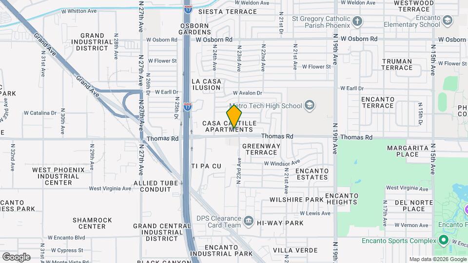 Encanto Park Apartments and Nearby Phoenix Apartments For Rent ...