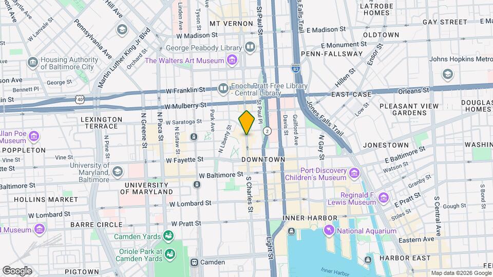 Charles Towers Apartments and Nearby Baltimore Apartments For Rent ...