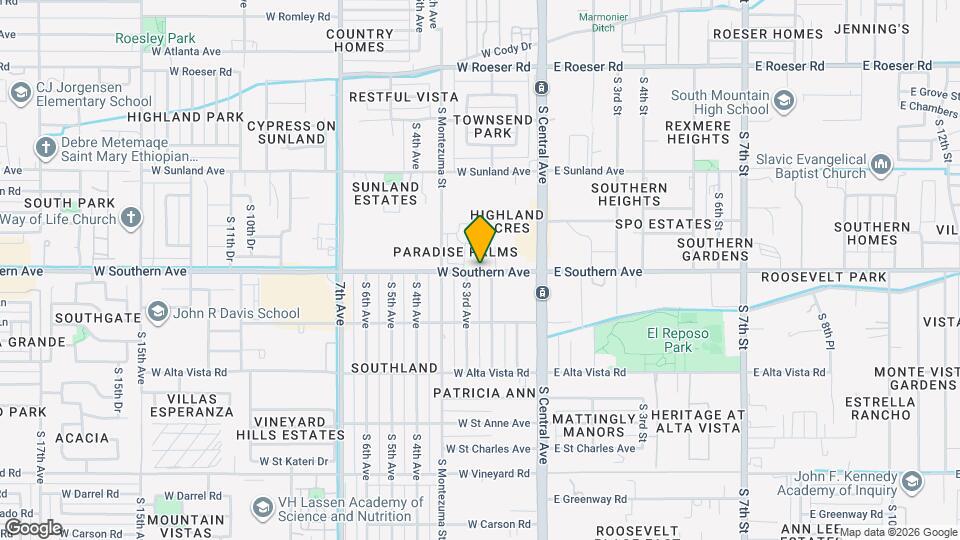 Paradise Palms I & II Apartments and Nearby Phoenix Apartments For Rent ...